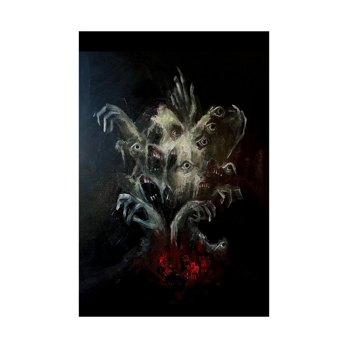 Sinners descent into hell print – Nero Art and Ink